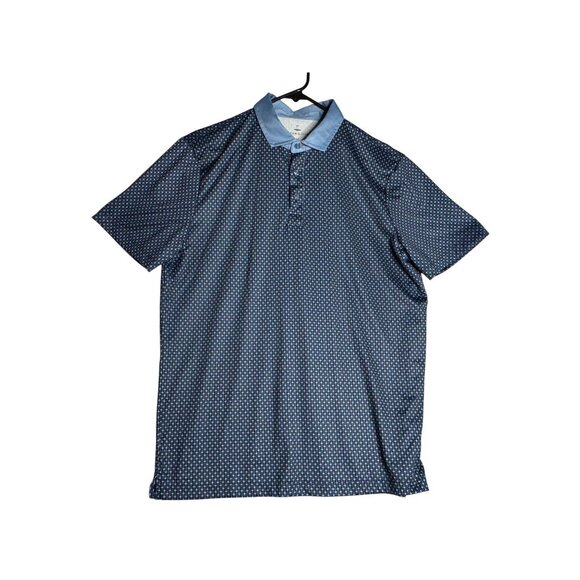 Grayson & Dunn | Shirts | Grayson Dunn Blue Geometric Pattern Golf Polo ...